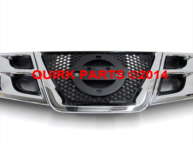 2011-2013 Nissan Rogue Front Radiator Chrome & Black Grille Grill OE ...