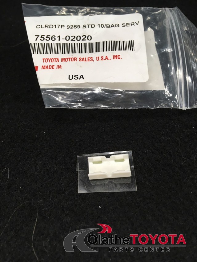 Drip Molding Clip - Toyota (75561-02020) | Toyota Parts
